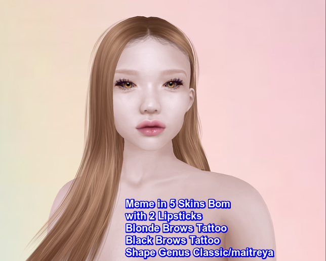 Second Life Marketplace - Meme in 5 Tone Bom Skin