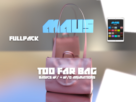 Second Life Marketplace - MAUS // Too Far Bag - Basics Pack - ADD