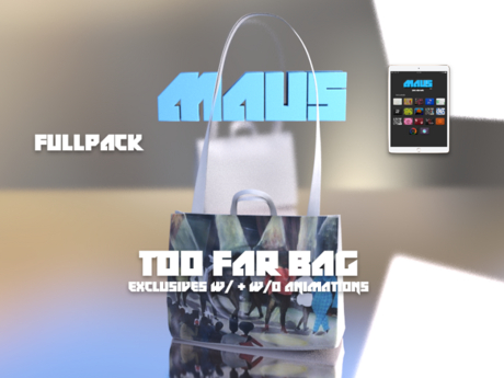 Second Life Marketplace - MAUS // Too Far Bag - Exclusives Pack - ADD
