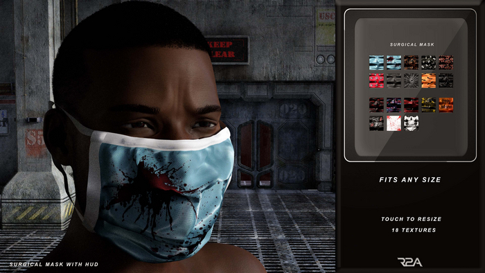 Second Life Marketplace - R2A-SURGICAL MASK W/HUD