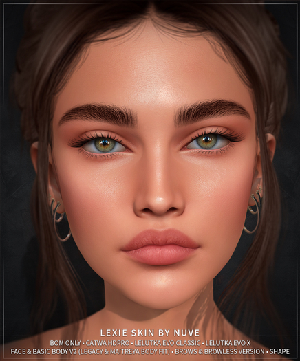 Second Life Marketplace - Nuve. Lexie skin Fat Pack - Lelutka Evo Classic