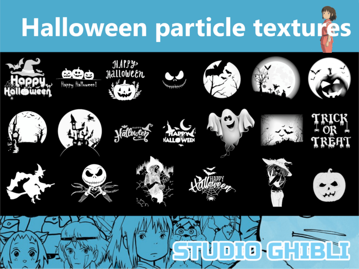 Second Life Marketplace - Halloween particle textures