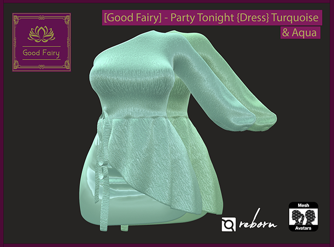 Second Life Marketplace - [Good Fairy] - Party Tonight {Dress ...