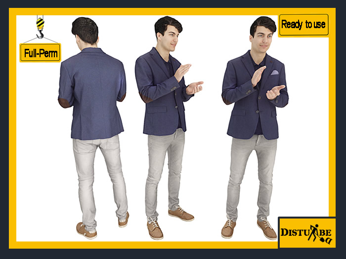 Second Life Marketplace - ::DisturbeD:: Jerry Man Clapping Character ...