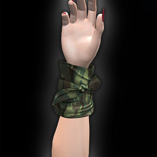 Second Life Marketplace - [Mooqla] Wrist Bandana camo