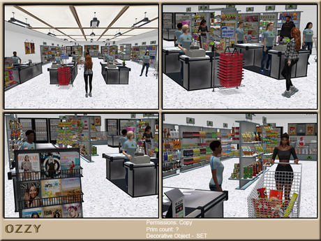 Second Life Marketplace - *$OZZY$* Supermarket - SET