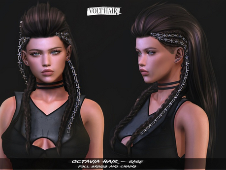 Second Life Marketplace - Volthair. Octavia Hair -1 Rare Lootbox