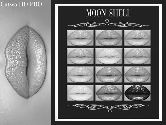 Second Life Marketplace - Moon Shell Demo Katie Lipsticks Applier Catwa ...