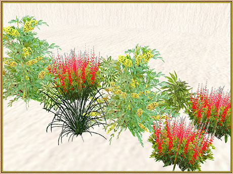 Second Life Marketplace - PLANT - Flower garden v1 - Menu (1 LI) (Full ...
