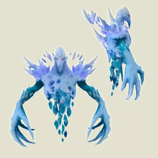 Second Life Marketplace - H.O.W Mesh Ice Apparition, Full Perm, Winter ...