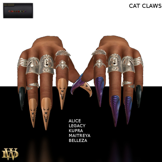 Second Life Marketplace - WAD DESIGNS CAT CLAWS