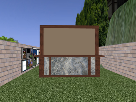 Second Life Marketplace - wood and stone shop front/ bar/ reception ...
