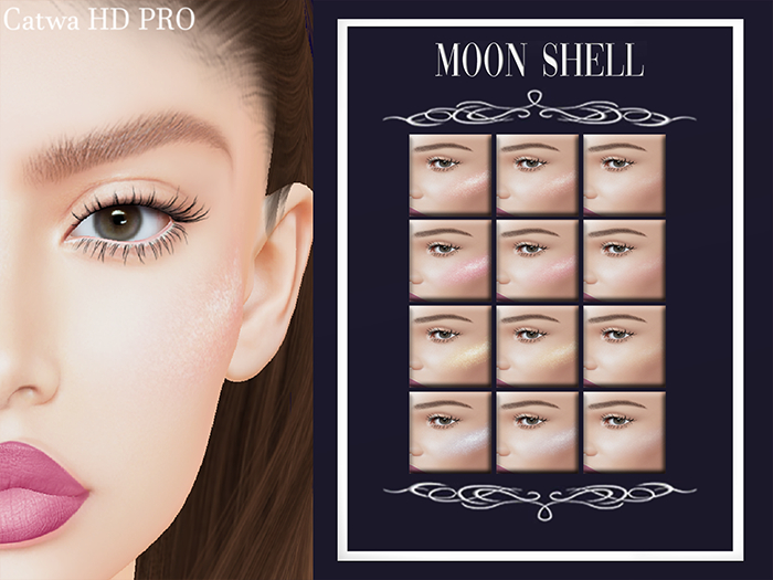 Second Life Marketplace - Moon Shell Elona Highlighter BOM Catwa HD PRO