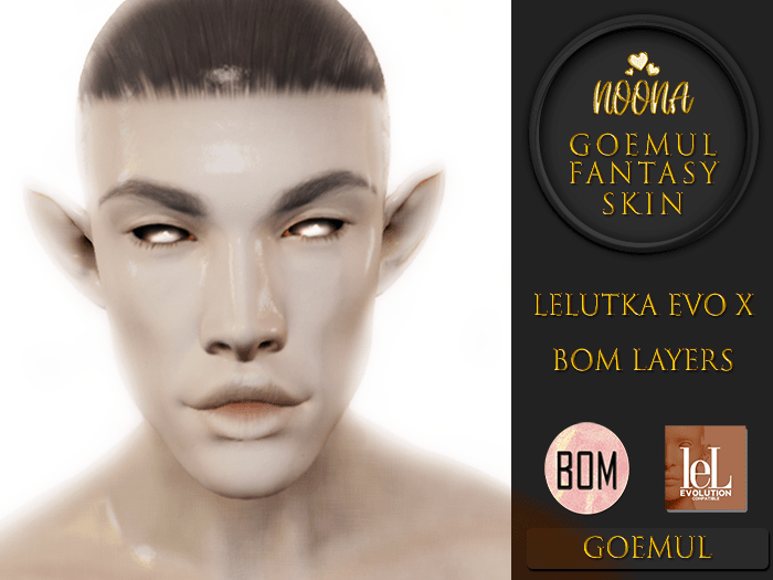 Second Life Marketplace - [::NOONA::] GOEMUL Skin - ALIEN (Lelutka Evo ...
