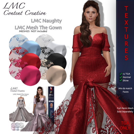 Second Life Marketplace - LMC TGA - Naughty - Textures for the LMC The ...