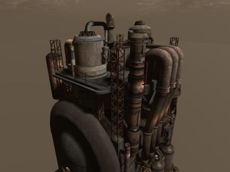 Second Life Marketplace - **JPK Dieselpunk Factory Hall BOX