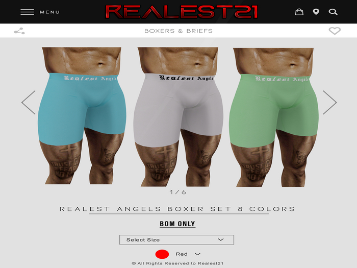 Second Life Marketplace - Realest Angels Bom Boxers Fatpack