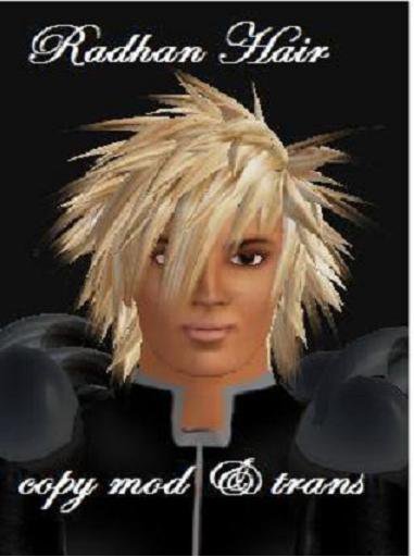 Second Life Marketplace - male new hair "Radhan"