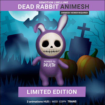 Second Life Marketplace - SEmotion Libellune Dead Rabbit LIMITED