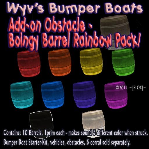 Second Life Marketplace - Bumper Games ADD-ON Obstacles - Boingy ...