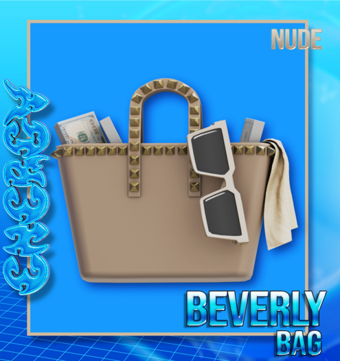Second Life Marketplace Energy Beverly Bag [nude]