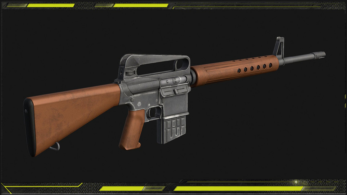 Second Life Marketplace - ArmaLite AR-10 7.62×51mm NATO battle rifle ...