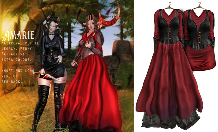 Second Life Marketplace - UNA. Amarie Red