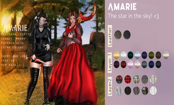 Second Life Marketplace - UNA. Amarie Fatpack