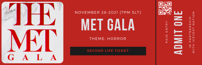 Second Life Marketplace - Met Gala Ticket