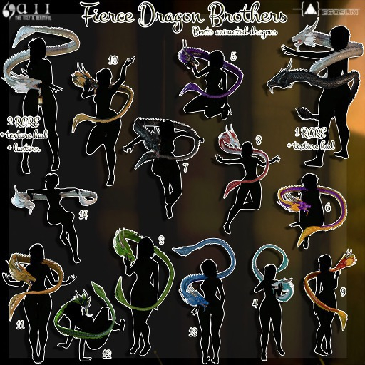 Second Life Marketplace - #5 Dracc Dragon {egosumaii}