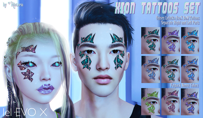Second Life Marketplace - Misteria - Xion Tattoos - EvoX BoM