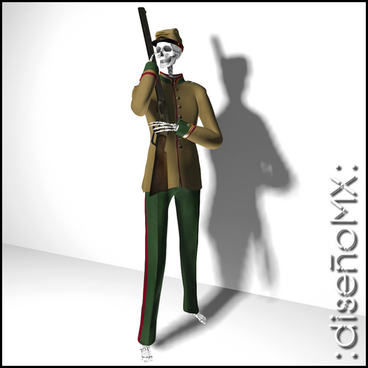Second Life Marketplace - Avatar Catrin :dMX: El Teniente (The Lieutenant)