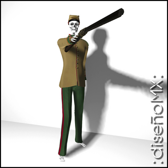 Second Life Marketplace - Avatar Catrin :dMX: El Teniente (The Lieutenant)