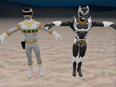 Second Life Marketplace - power rangers silver in space avatar