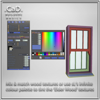 Second Life Marketplace - =CaD= Sash Window - BUILDERS BASICS full perm
