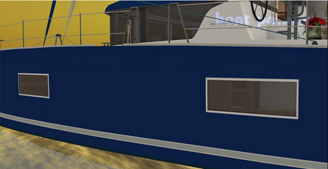 Second Life Marketplace - W:B:P:Amnesia Blue Boat Texture Applier_Sail HUD
