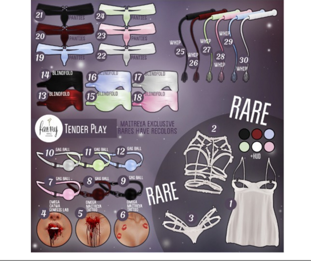 Second Life Marketplace - Fawny - Tender Play.(5).Tattoo - Blood 1