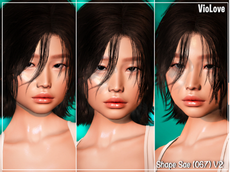 Second Life Marketplace - ~VioLove~ Shape Sae (067) V2 - LeLUTKA Head ...