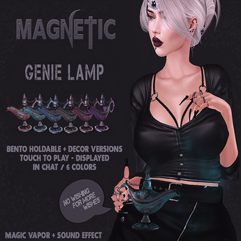 Second Life Marketplace - Magnetic - Genie Lamp (ADD ME)