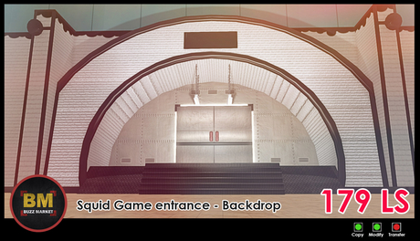 Second Life Marketplace - ::BM:: Squid Game entrance - Backdrop