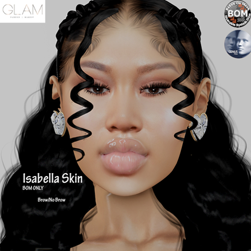Second Life Marketplace - ***-Glam- Isabella Skin (Latte)***