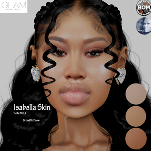 Second Life Marketplace - ***-Glam- Isabella Skin (FATPACK)***