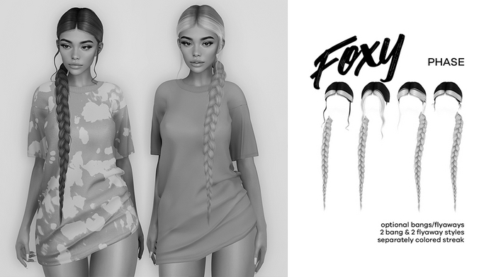 Second Life Marketplace - Foxy - Phase Hair DEMO