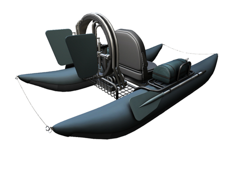 Second Life Marketplace - MadPea Pontoon Racers: Pontoon - Cobalt