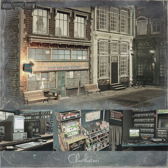 Second Life Marketplace - -DRD- Chartbusters - retro gaming station (add)