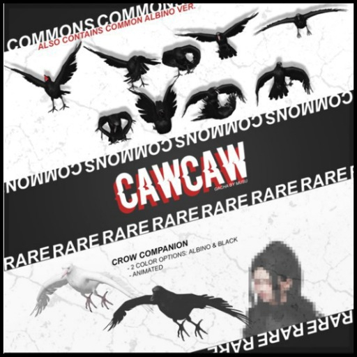 Second Life Marketplace - -MUSU- CawCaw Crow Companion