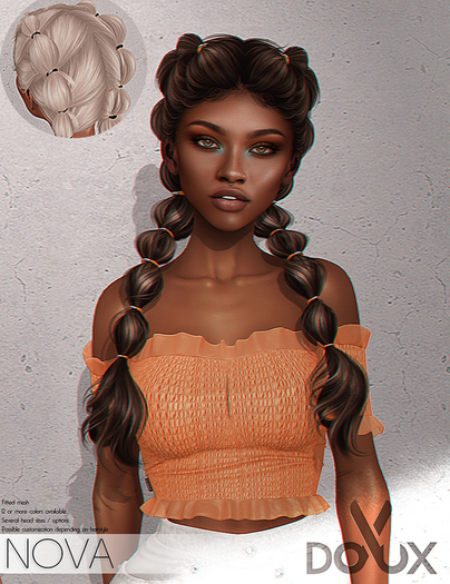 Second Life Marketplace - DOUX - Nova hairstyle [DEMO]