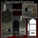 Second Life Marketplace - Two Sided Fireplace - Full Permission ...
