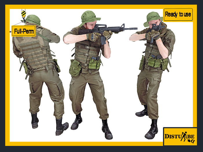 Second Life Marketplace - ::DisturbeD:: Kaylor Soldier Character - FULL ...