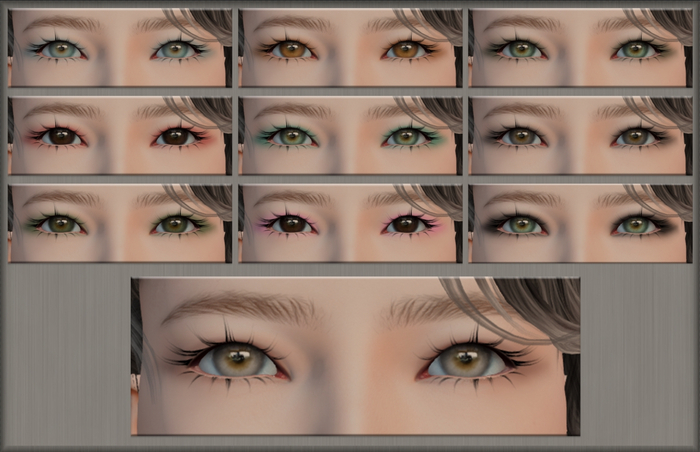 Second Life Marketplace - Dreamscape13 - Eye shadow 1 BOM EVOX